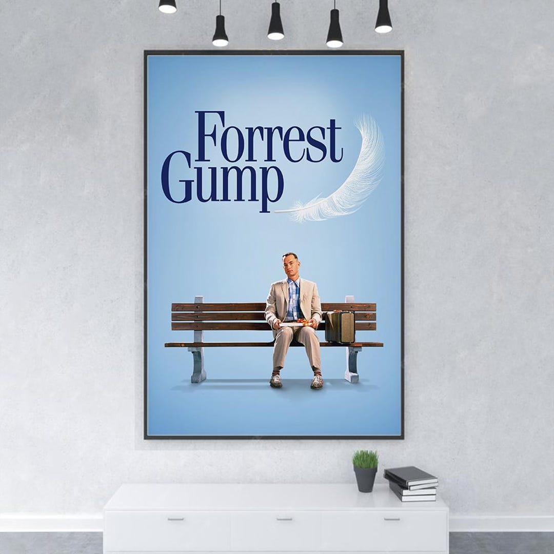 Forrest Gump 1994 Movie Poster Print, Wall Decor Printings, Modern Wall ...