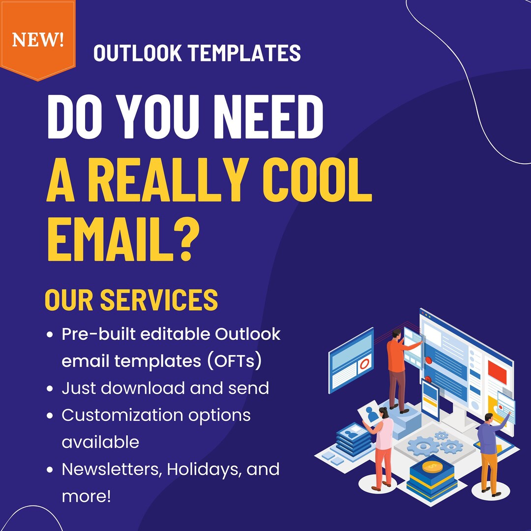 Pre-designed Email Template - Etsy