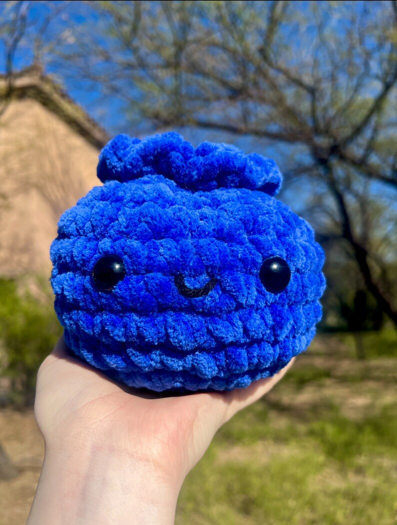 Crochet Blueberry Handmade Crochet Amigurumi Soft Toy Gift Stuffed ...