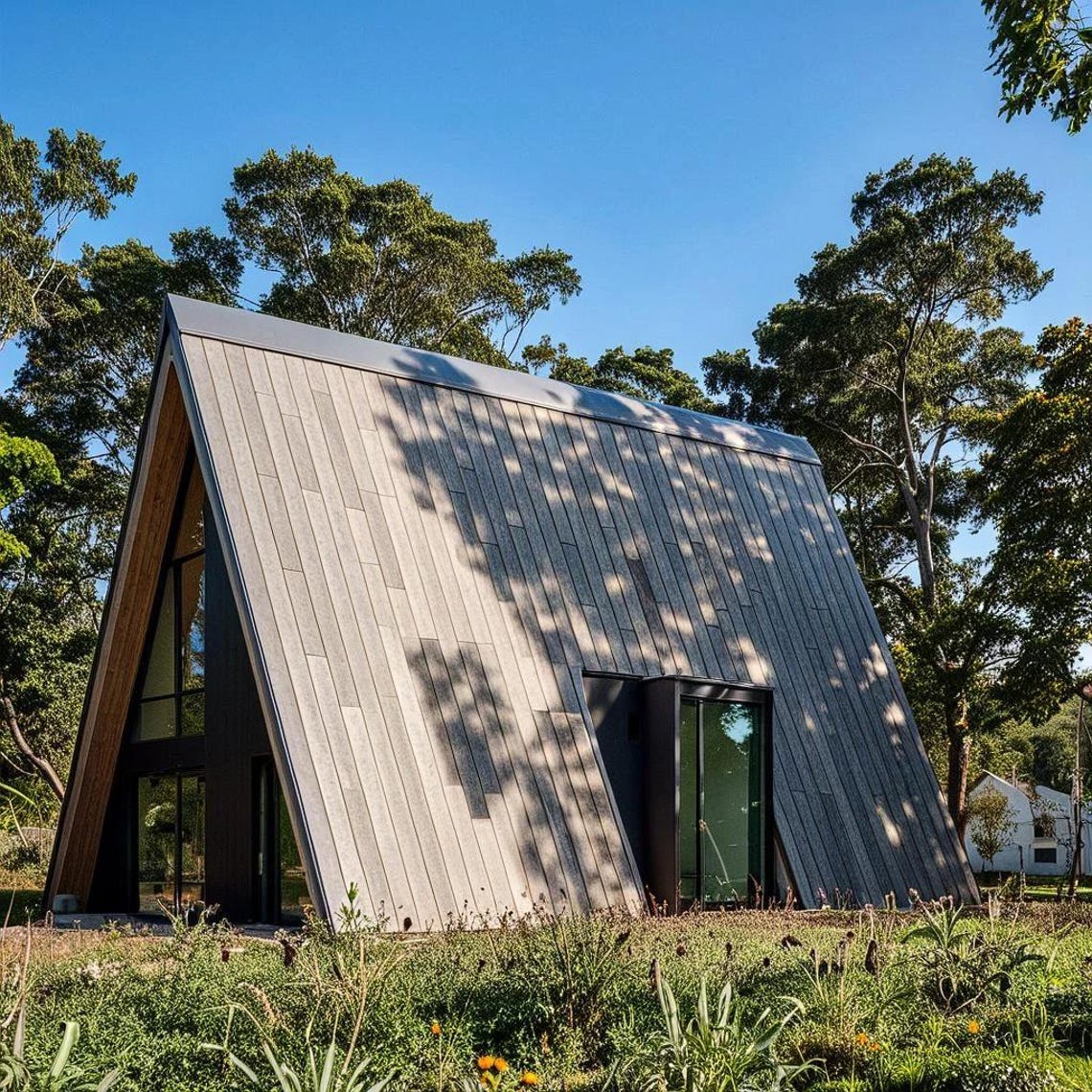 2 Bedrooms A Frame House Plans, 1200 Sq Ft A Frame Cabin Plans With ...