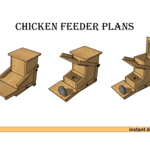 Chicken Feeder Plans - Etsy