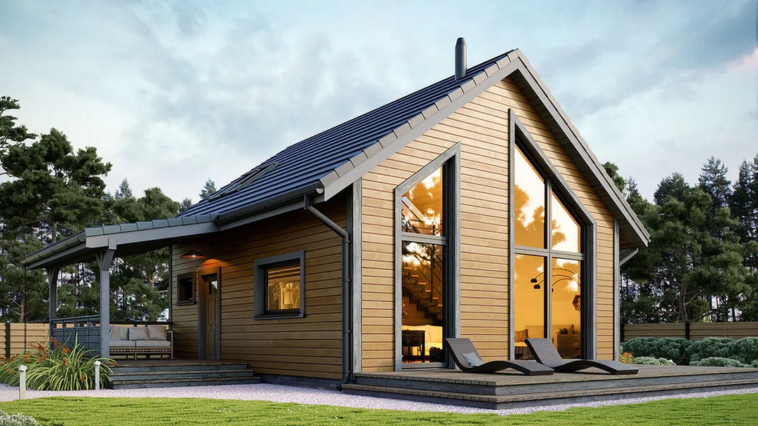 Rustic Barn House Plans 2 Bedroom 1bath 2856 Sqft - Etsy Canada