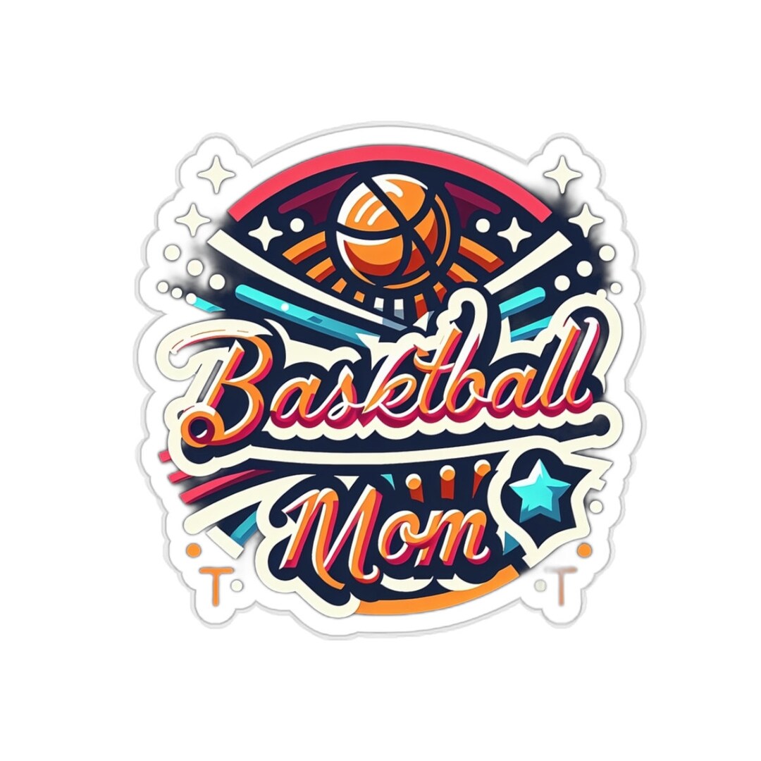 Basketball Mom Stickers for the Mom Sports Fan - Etsy