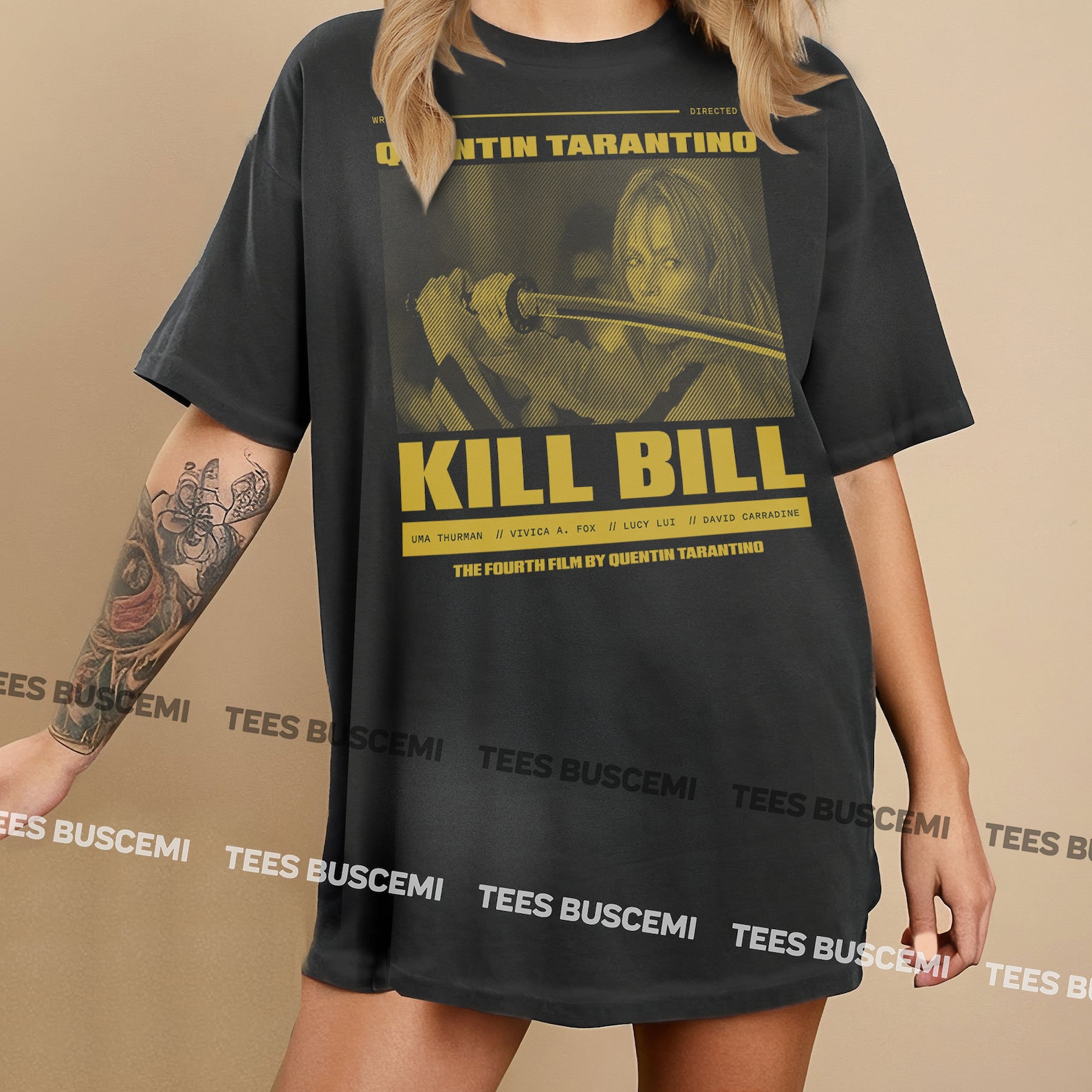 Kill Bill Graphic T-shirt, Streetwear Style Movie Memorabilia, Quentin ...