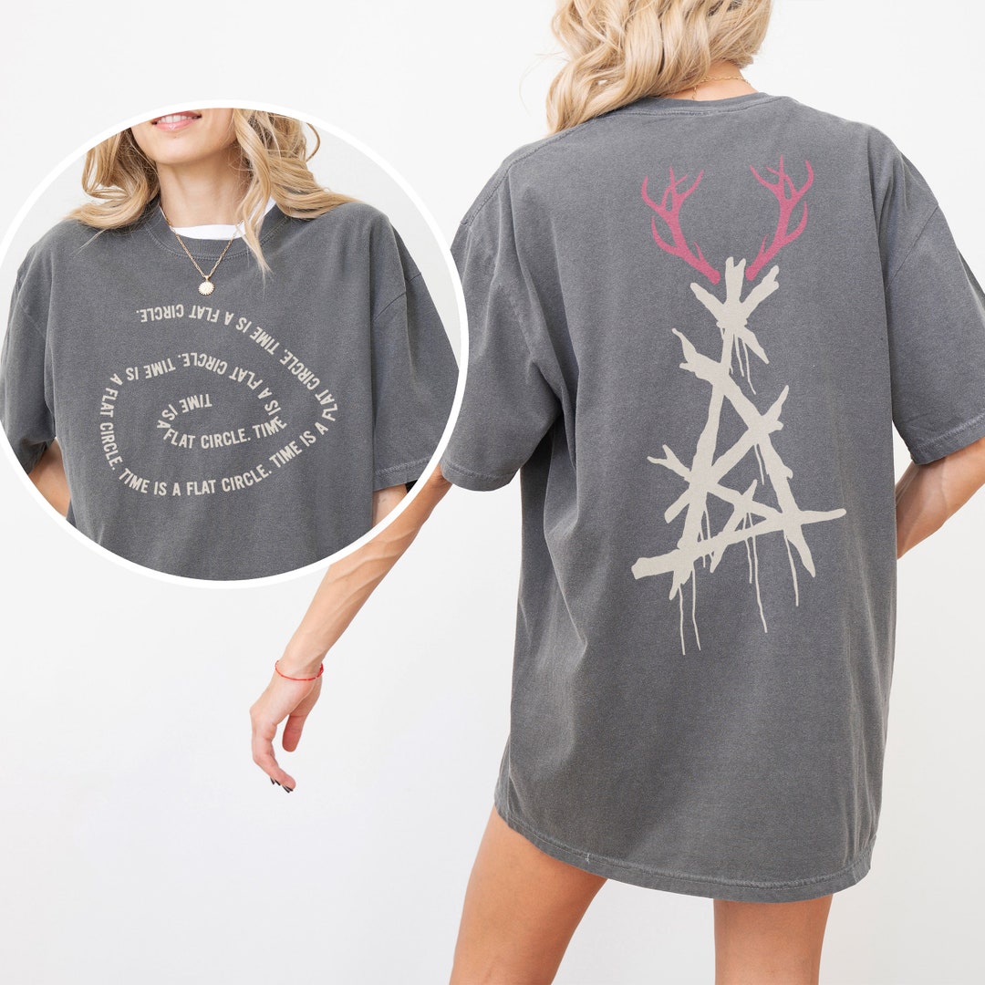 Detective TV Show T-shirt, True Crime Series Graphic Tee Shirt, Time is ...