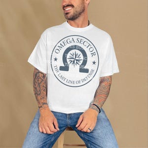 Omega Sector Logo Graphic T-shirt, True Arnold Schwarzenegger Lies ...