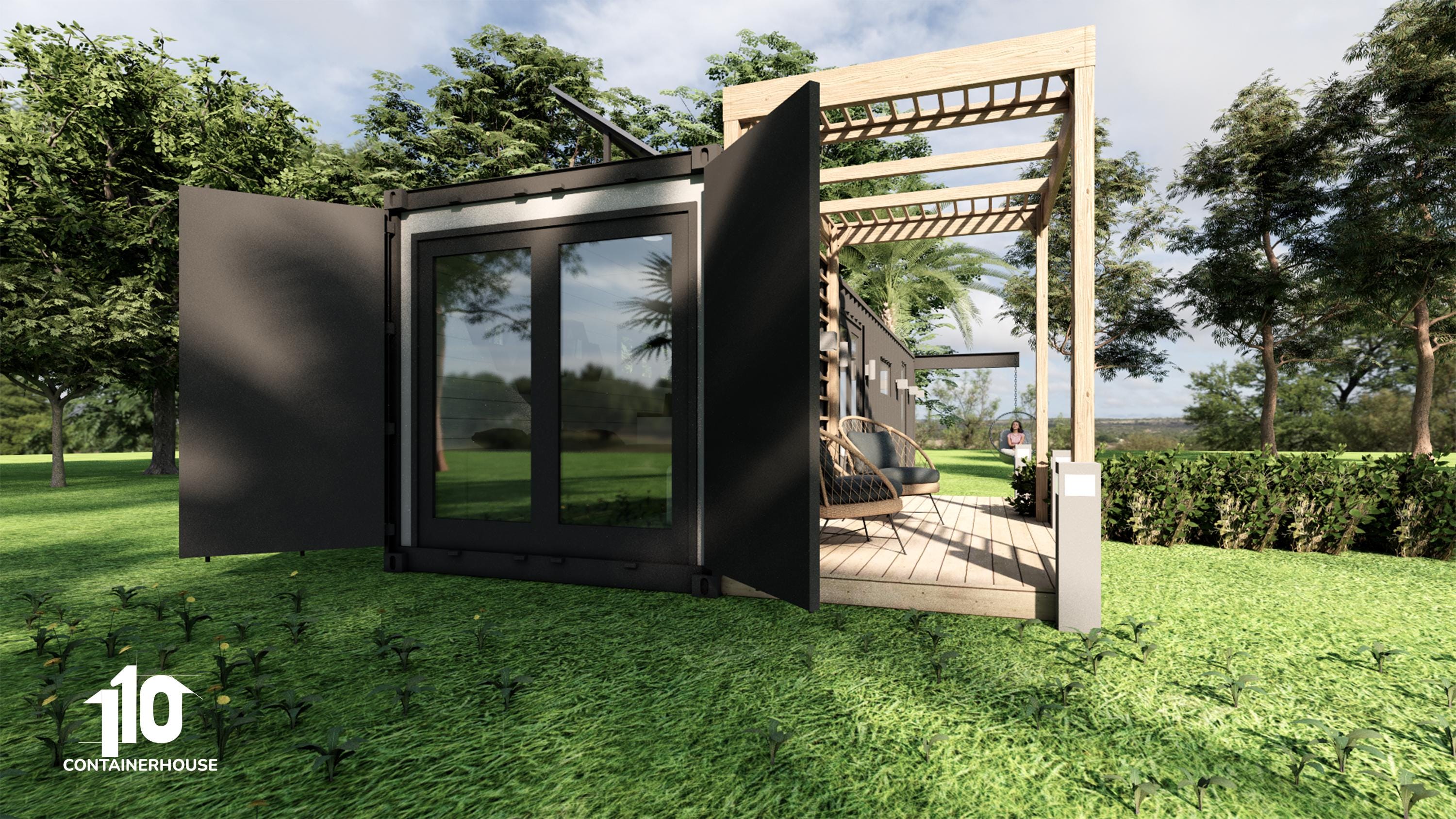 40'x8' Shipping Container Home Plan Design Titian 40ft - Etsy