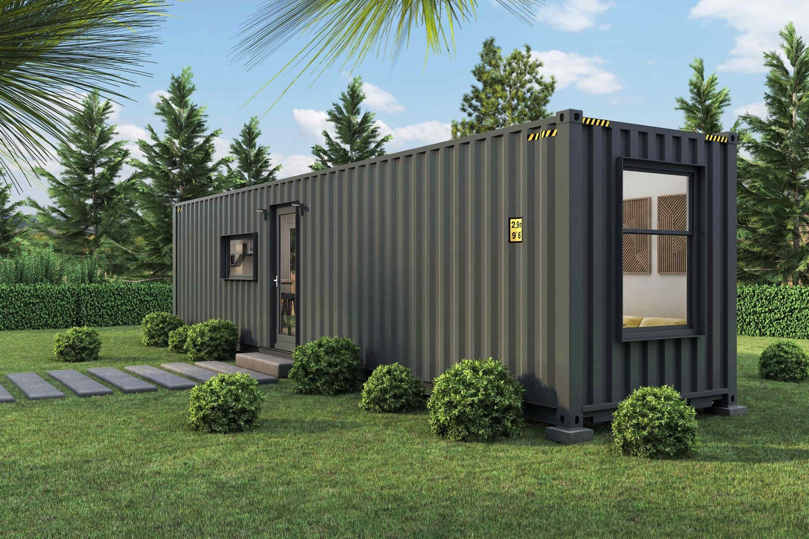 40'x8' Shipping Container Home Plan Design Titian 40ft - Etsy UK