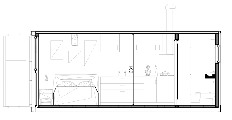 20 Foot Shipping Container Home | Full Construction House Plans ...