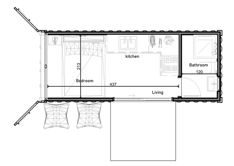 20 Foot Shipping Container Home | Full Construction House Plans ...