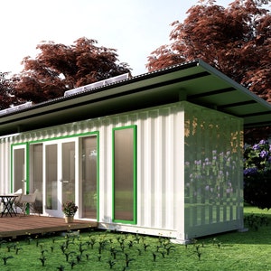 40'x8' Shipping Container Home Plan Design 40ft - Etsy UK