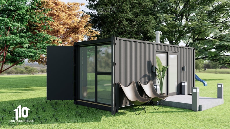 20 Foot Shipping Container Home | Full Construction House Plans ...