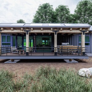 40'x8' Shipping Container Home Plan Design Titian 40ft - Etsy Canada