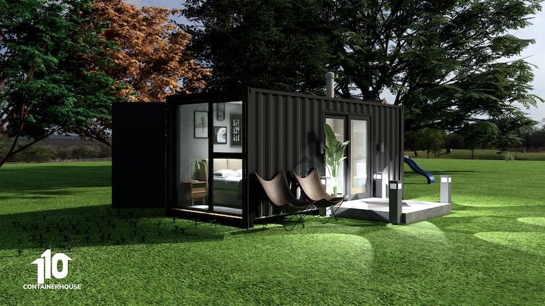 20 Foot Shipping Container Home | Full Construction House Plans ...