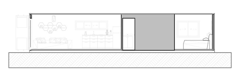 40'x8' Shipping Container Home Plan Design Titian 40ft - Etsy