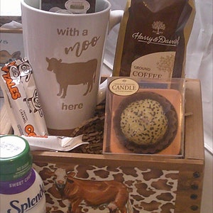 Cow Crate Brown Coffee Lovers Harry David Candy Mug Cream Cow Tails ...