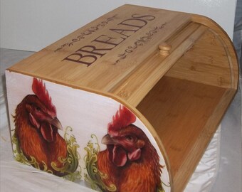 Roll Top Bread Box - Etsy