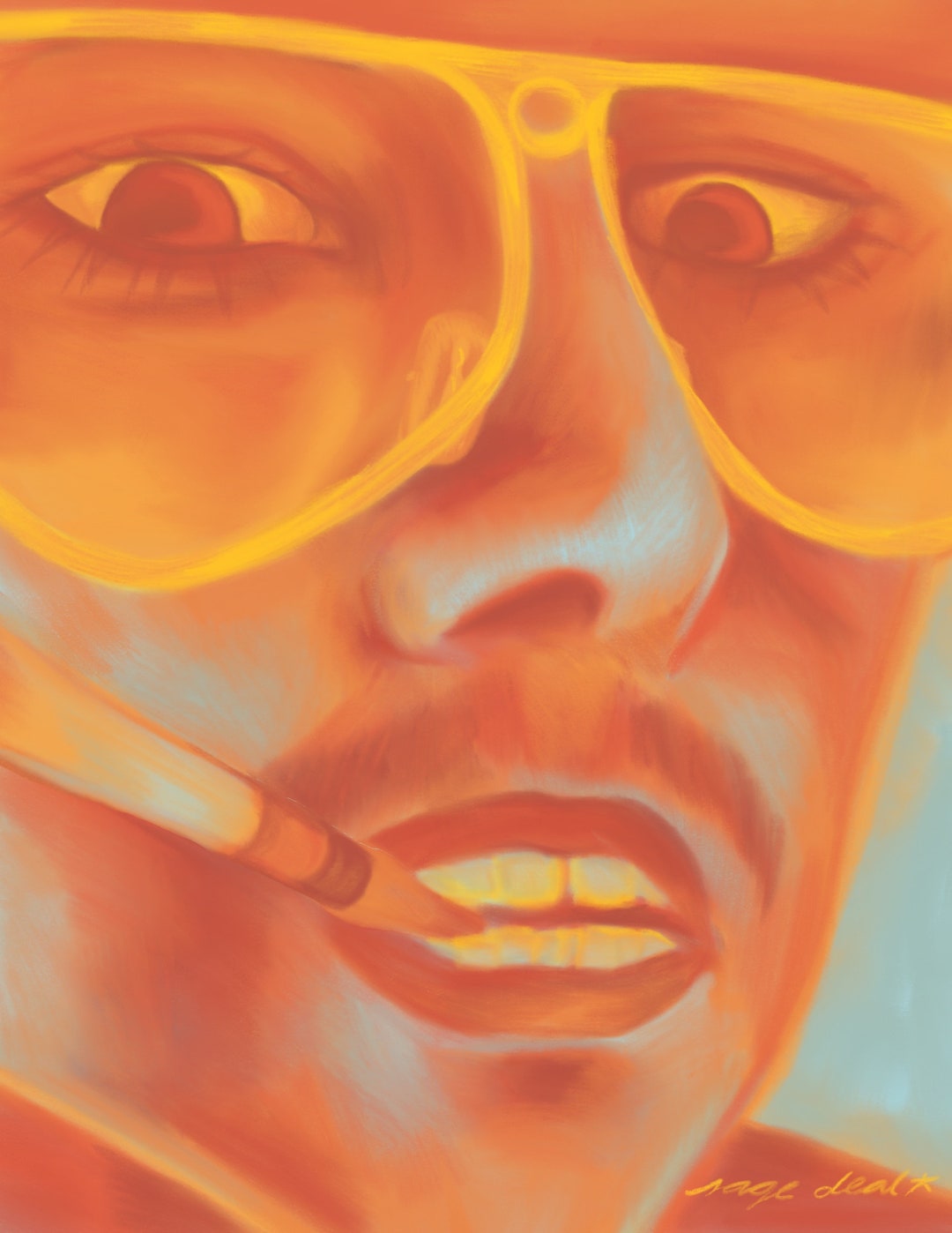 Fear and Loathing in Las Vegas Illustration Print - Etsy
