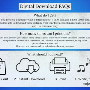 Sheet Music Bundle Medium Size | Songwriting Journal Recording Studio ...
