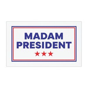 Madam President Car Magnet Bumper sticker - Etsy
