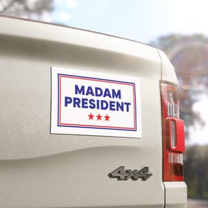 Madam President Car Magnet Bumper sticker - Etsy