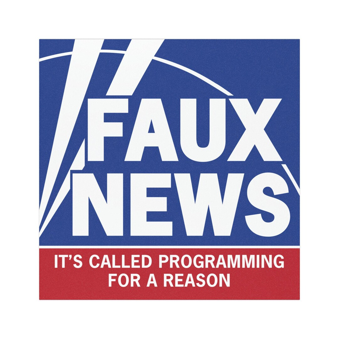 Faux News -- Car Magnet Bumper "sticker" - Etsy