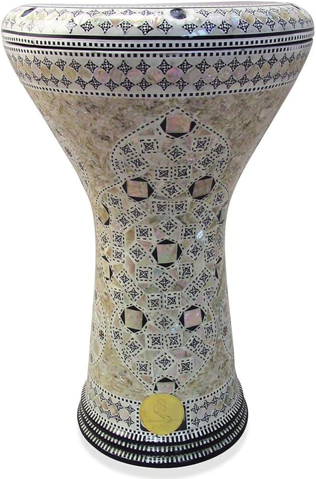 17" Egyptian Darbuka Doumbek Drum – Classic Mother of Pearl Inlay ...