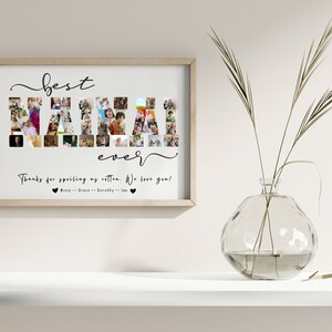 Nai Nai Photo Collage for Chinese Grandma Custom Digital Letter Photo ...