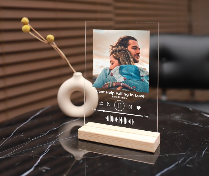 Personalized Music Plaque, Personalized Acrylic Song Plaque, Music ...