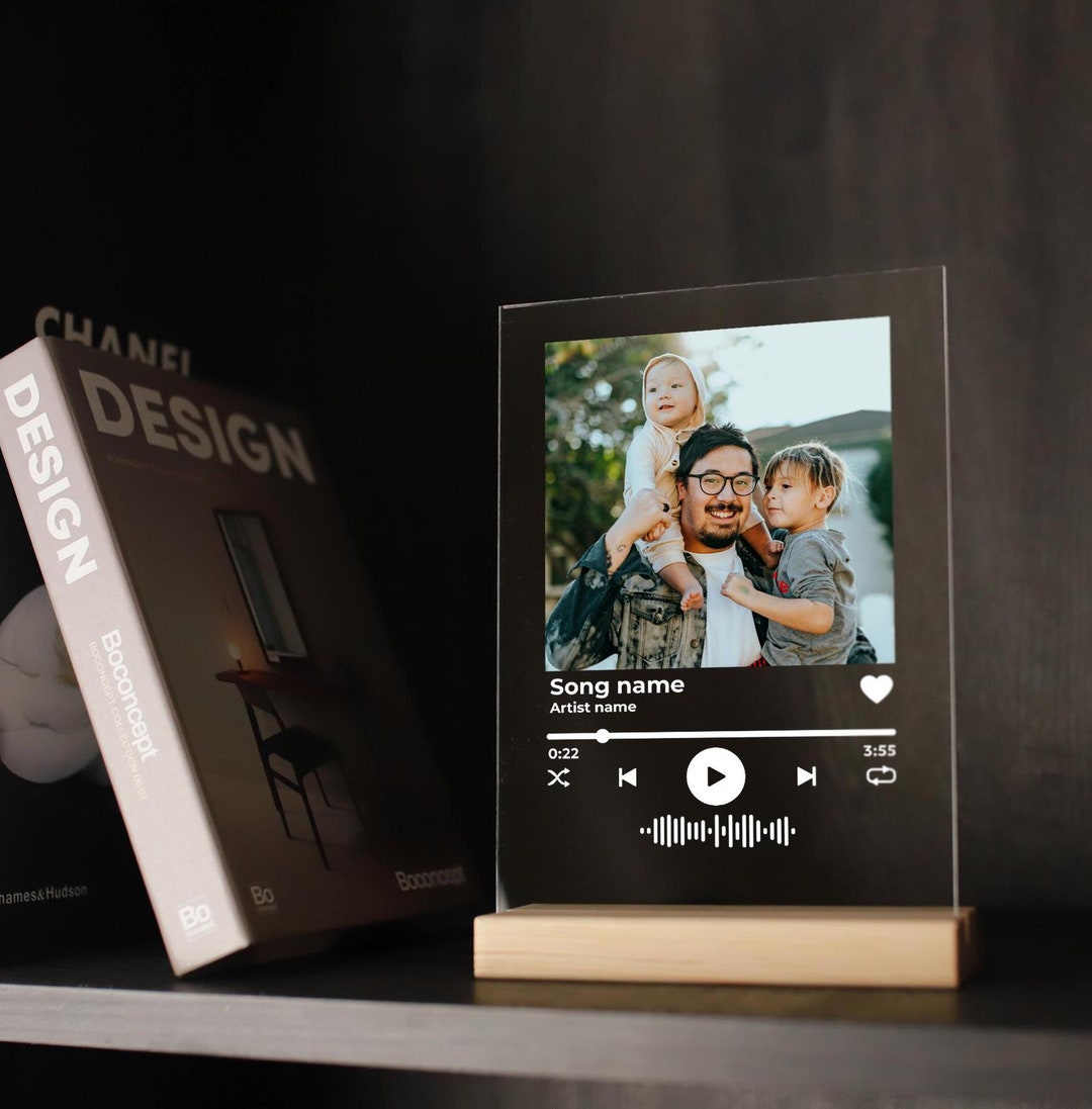 Personalized Music Plaque, Acrylic Song Plaque, Music Playlist Plaque ...