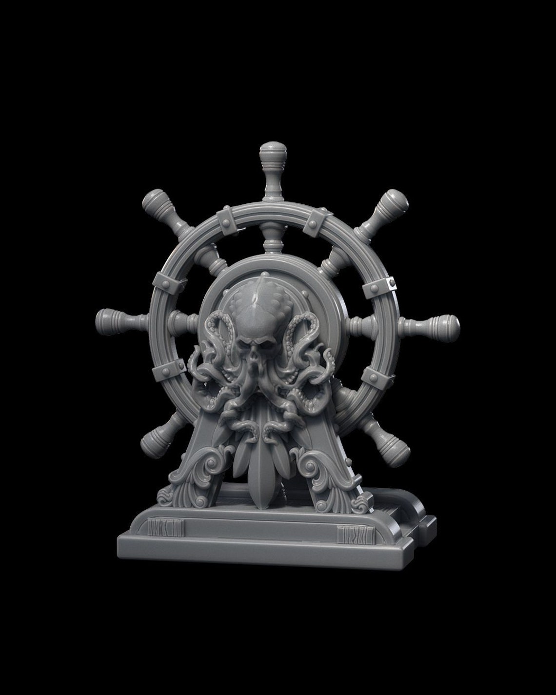Boat Helm | Unpainted Figurine for Tabletop / Pathfinder / Dungeons ...