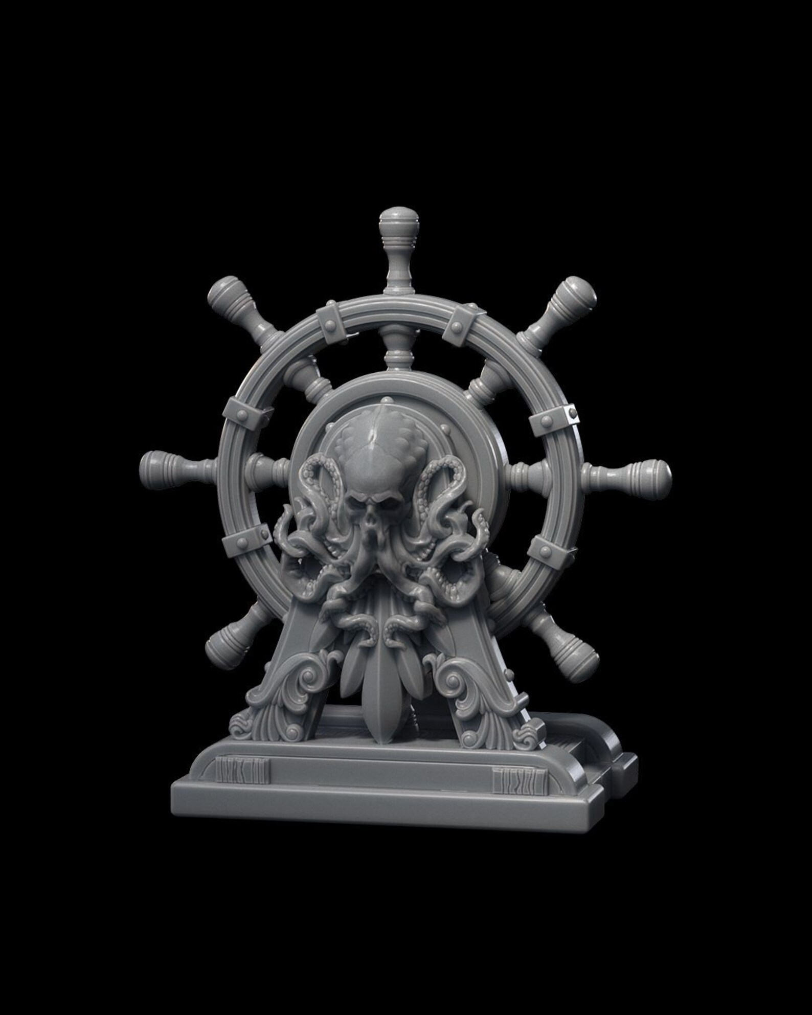Boat Helm | Unpainted Figurine for Tabletop / Pathfinder / Dungeons ...