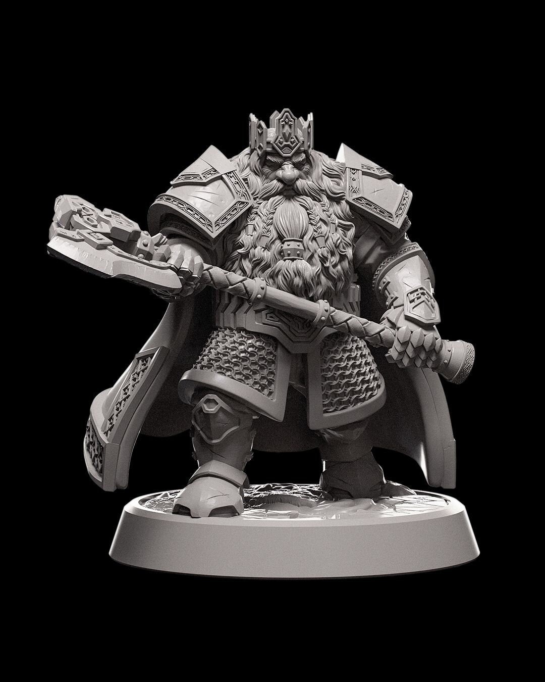 Dwarven Warriors | Unpainted Miniature for Tabletop / Pathfinder ...