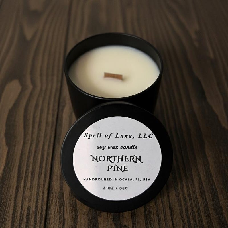 10 Oz Soy Candle in Tins - Etsy