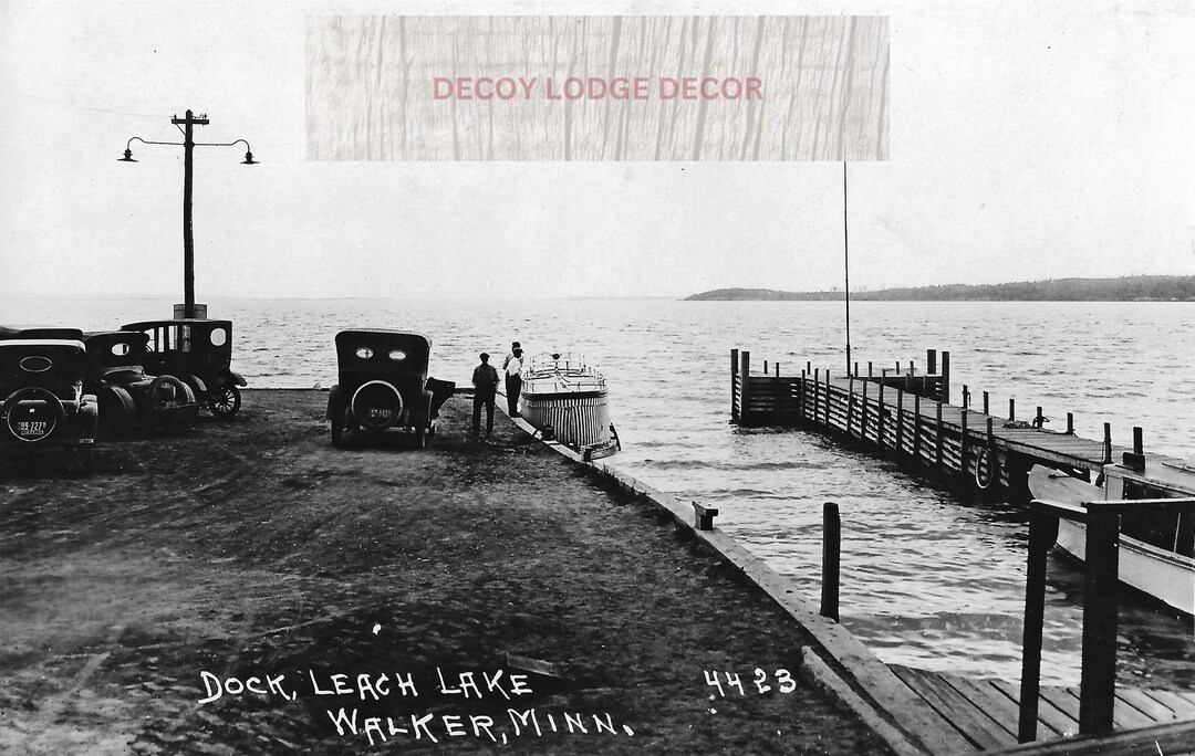 Walker City Dock, "dock Leach Lake, Walker, Minn" Digital Download - Etsy