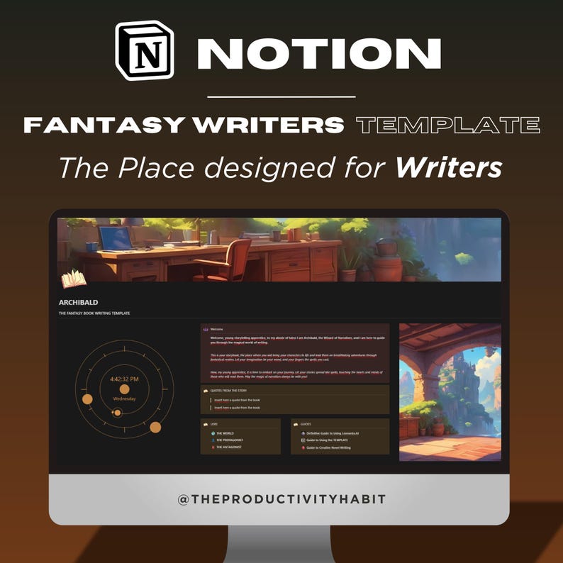 2024 Notion Digital Novel Writing Planner | Customizable Template for Writers | Story ...