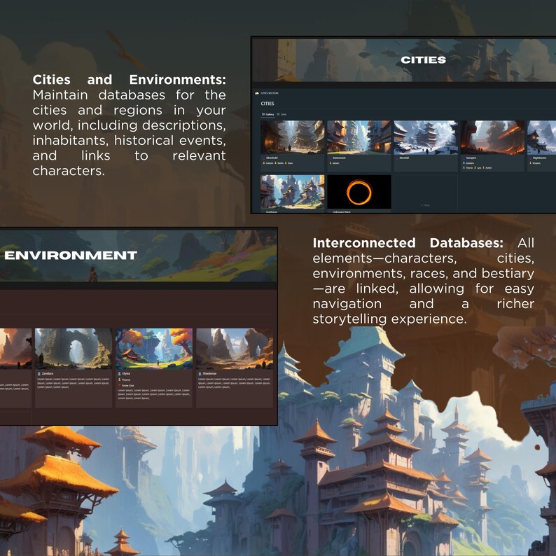 2024 Notion Digital Novel Writing Planner | Customizable Template for ...