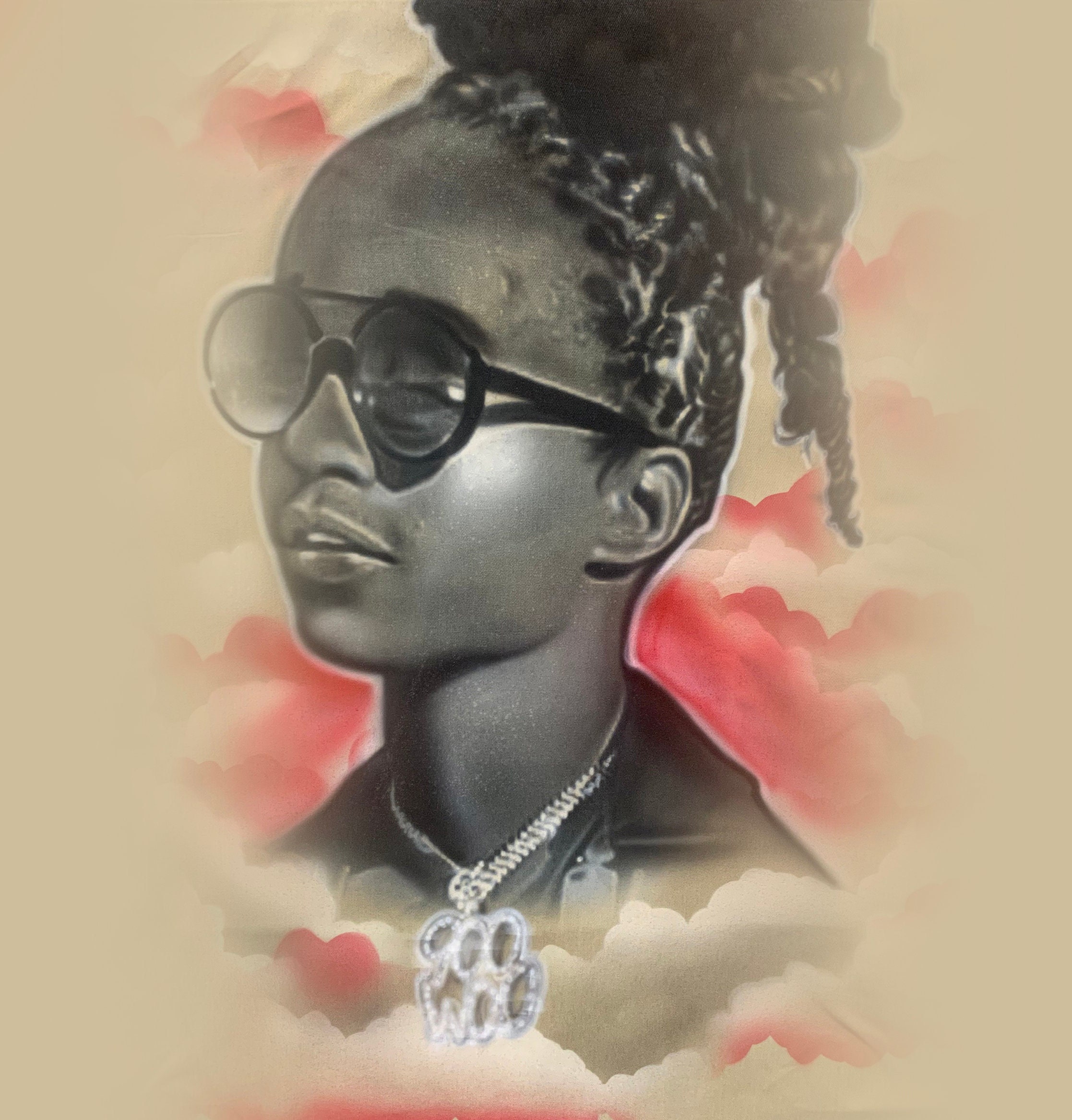Custom Airbrushed Dickie Shirt Portraits - Etsy