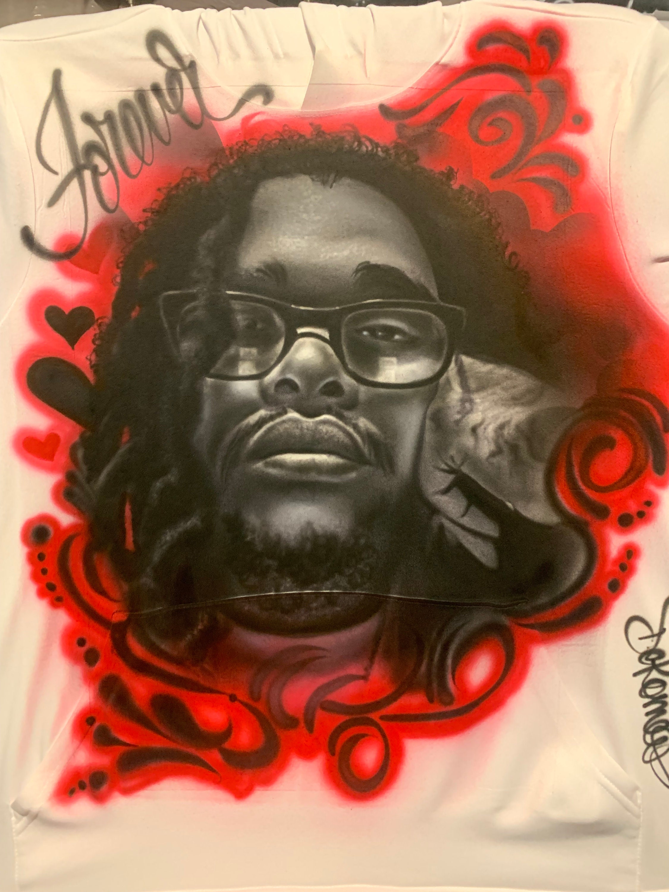 Custom Airbrushed Sweatshirt Portraits - Etsy