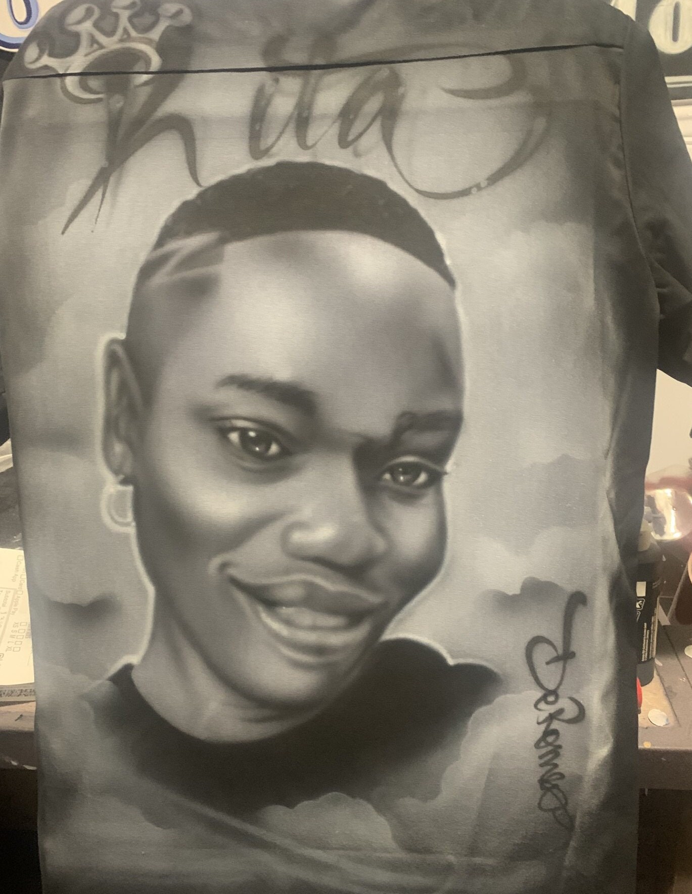 Custom Airbrushed Dickie Shirt Portraits - Etsy