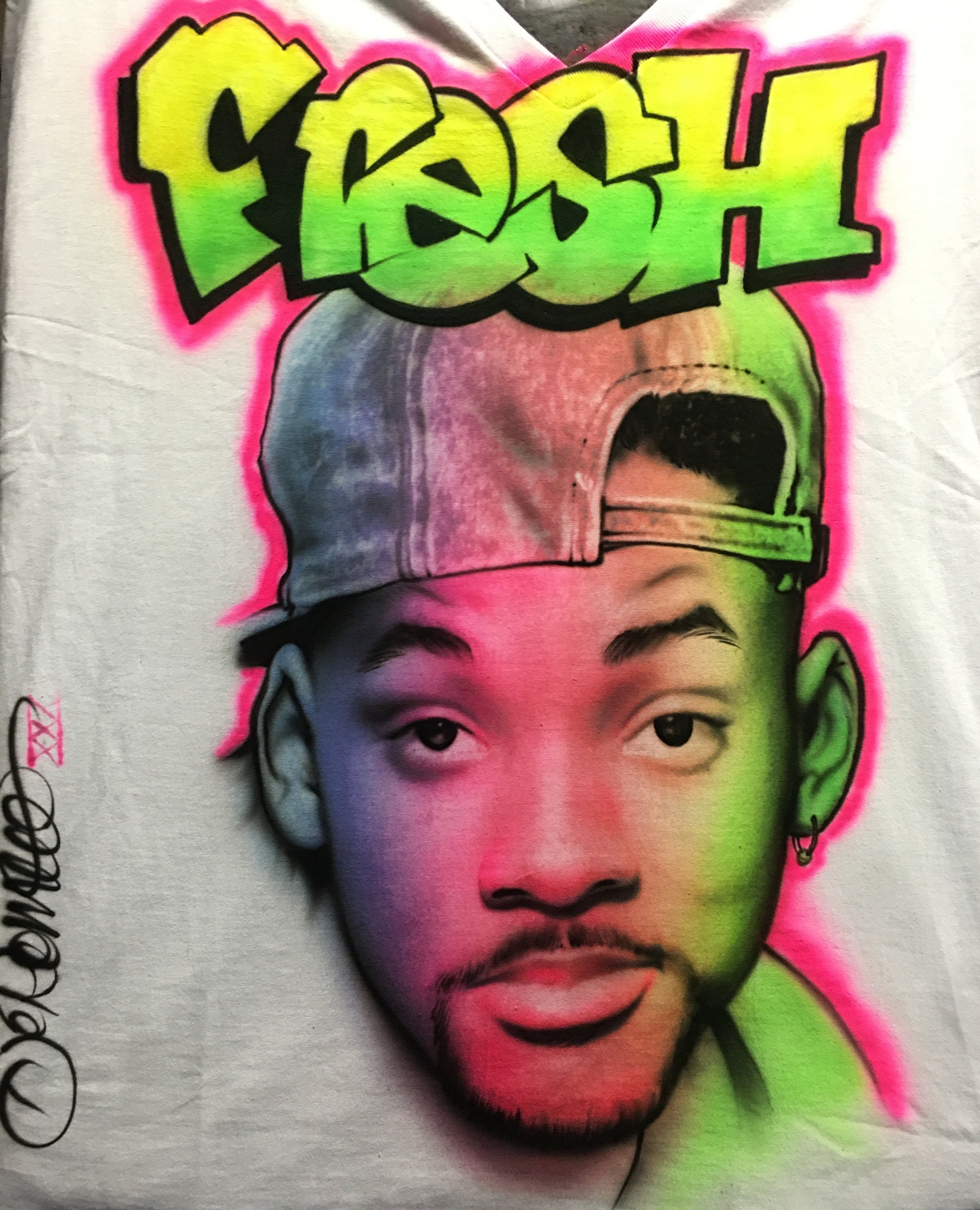 Custom Airbrushed T-shirt Portraits - Etsy