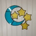 Stained Glass Pattern Moon and Stars - Etsy Canada
