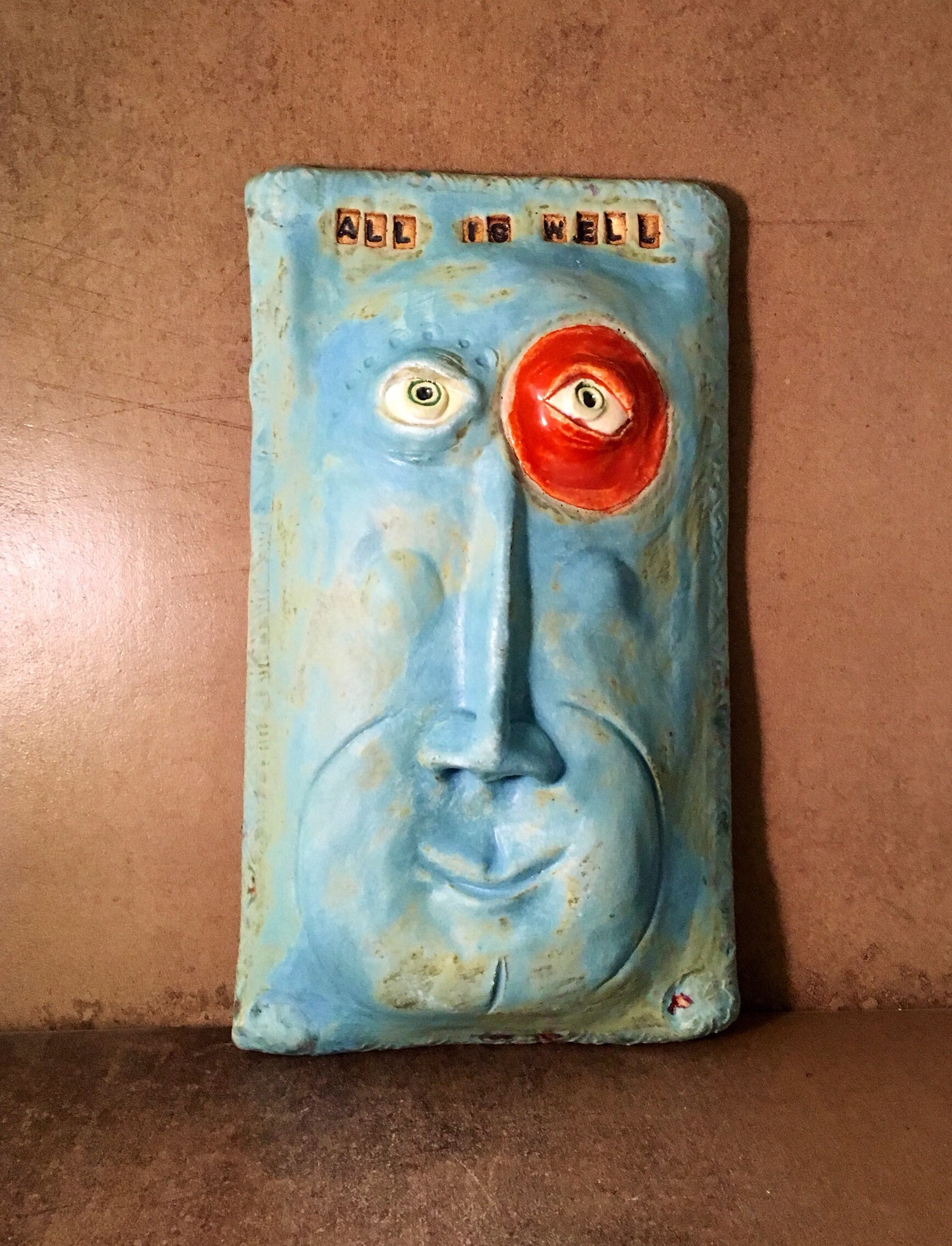 Handmade Ceramic Sign - All is Well