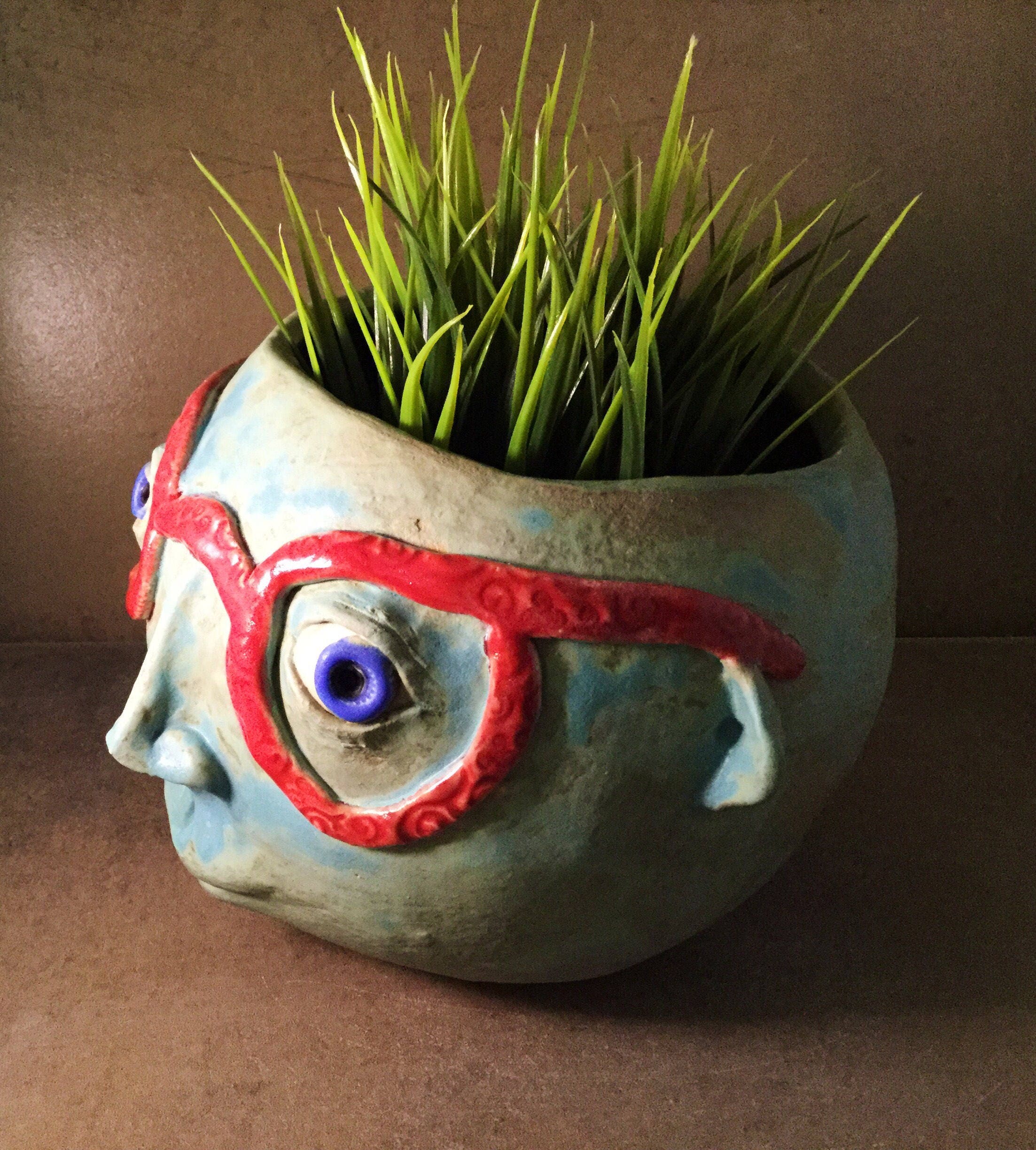 Face Planter - Red Glasses