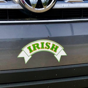 Vinyl IRISH Permanent Removable Decal GREAT Gift Free Shipping - Etsy