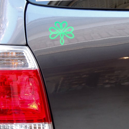 Shamrock Heart Decal Irish Flag Decal Celtic Knot Vinyl - Etsy