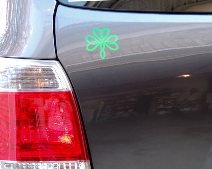 IRISH CELTIC Shamrock Vinyl Decal FREE Shipping - Etsy
