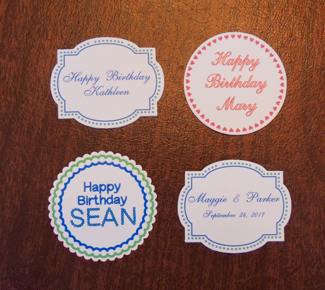 Custom and Personalized Stickers Party Favors for Weddings - Etsy