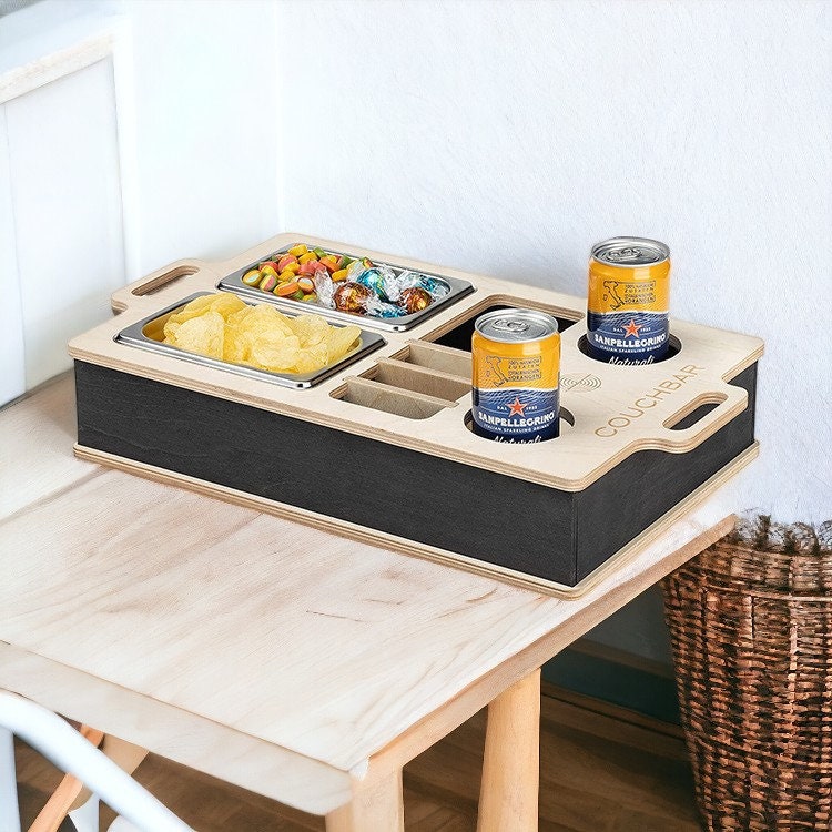 Couch Bar Mini Handmade Wooden Snacksbar Couch Butler Netflix and Chill ...