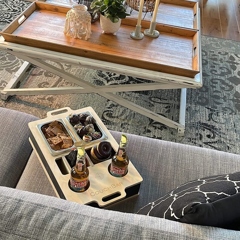 Couch Bar Mini Handmade Wooden Snacksbar Couch Butler Netflix and Chill ...